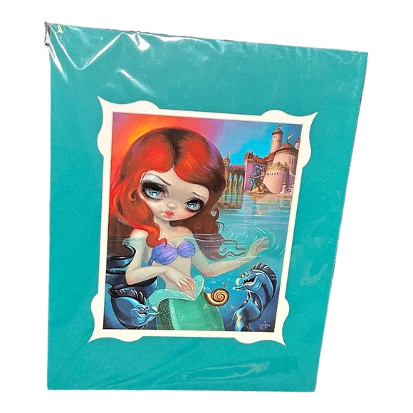 Disney | Art | Disney Parks Little Mermaid Ariel Print By Jasmine ...